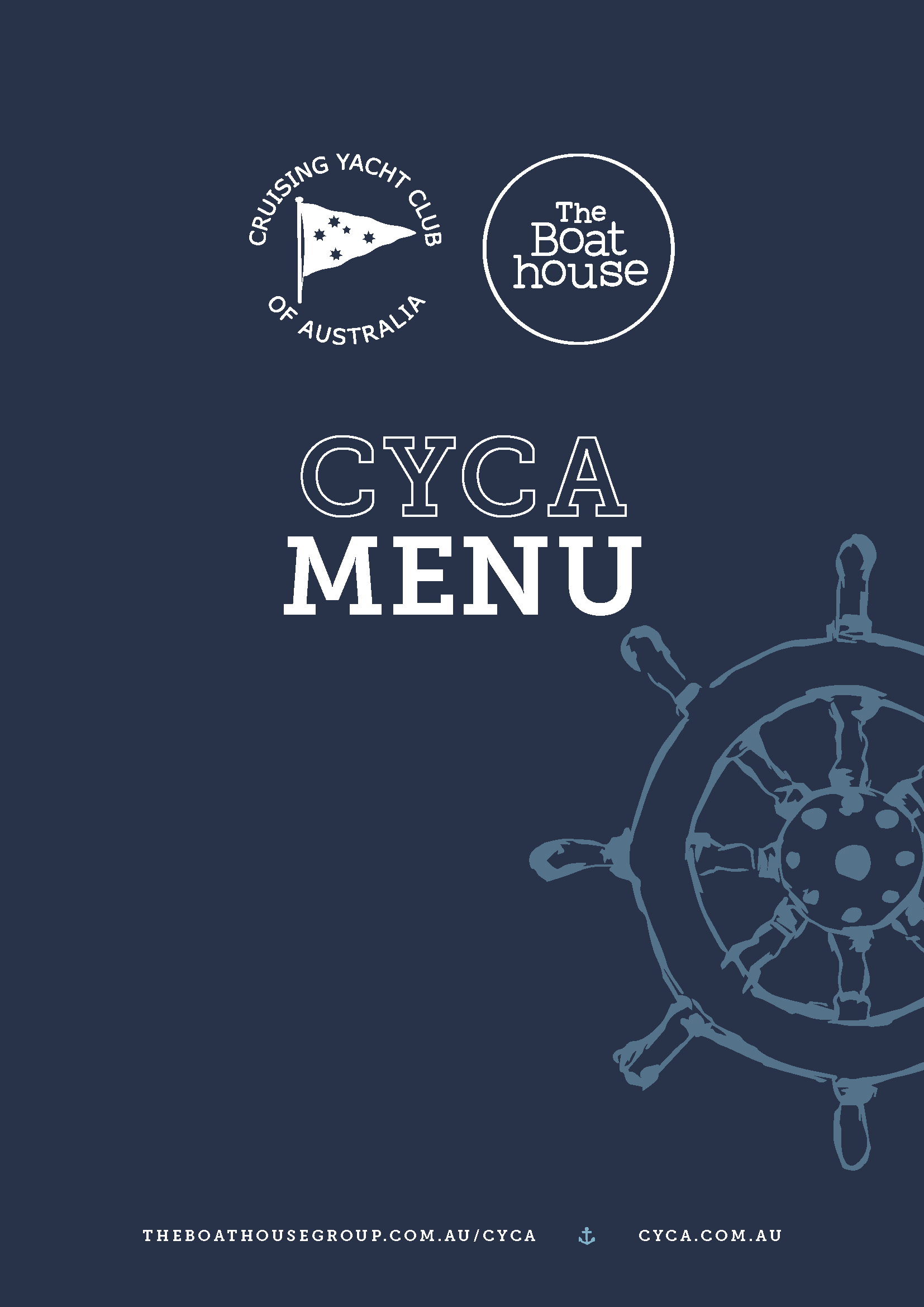 New autumn menu - Cruising Yacht Club of Australia