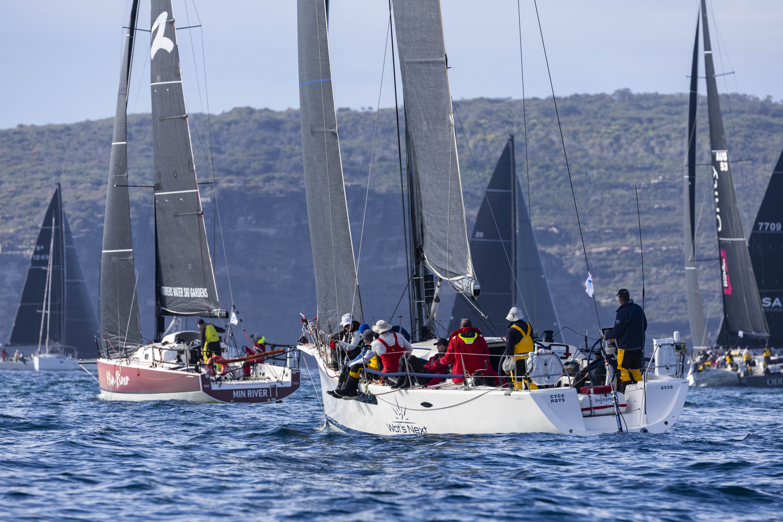Start of the 2024 Noakes Sydney Gold Coast Yacht Race - Cruising Yacht Club of Australia
