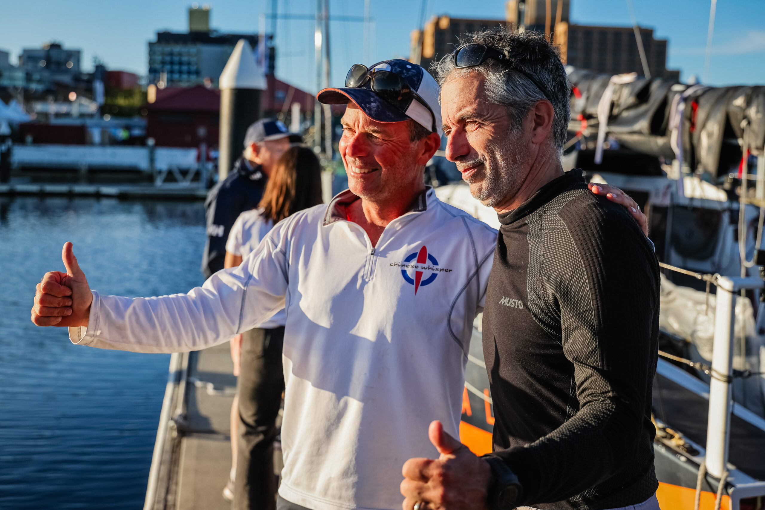 Mistral first double handed entry to finish – and in good shape - Cruising Yacht Club of Australia